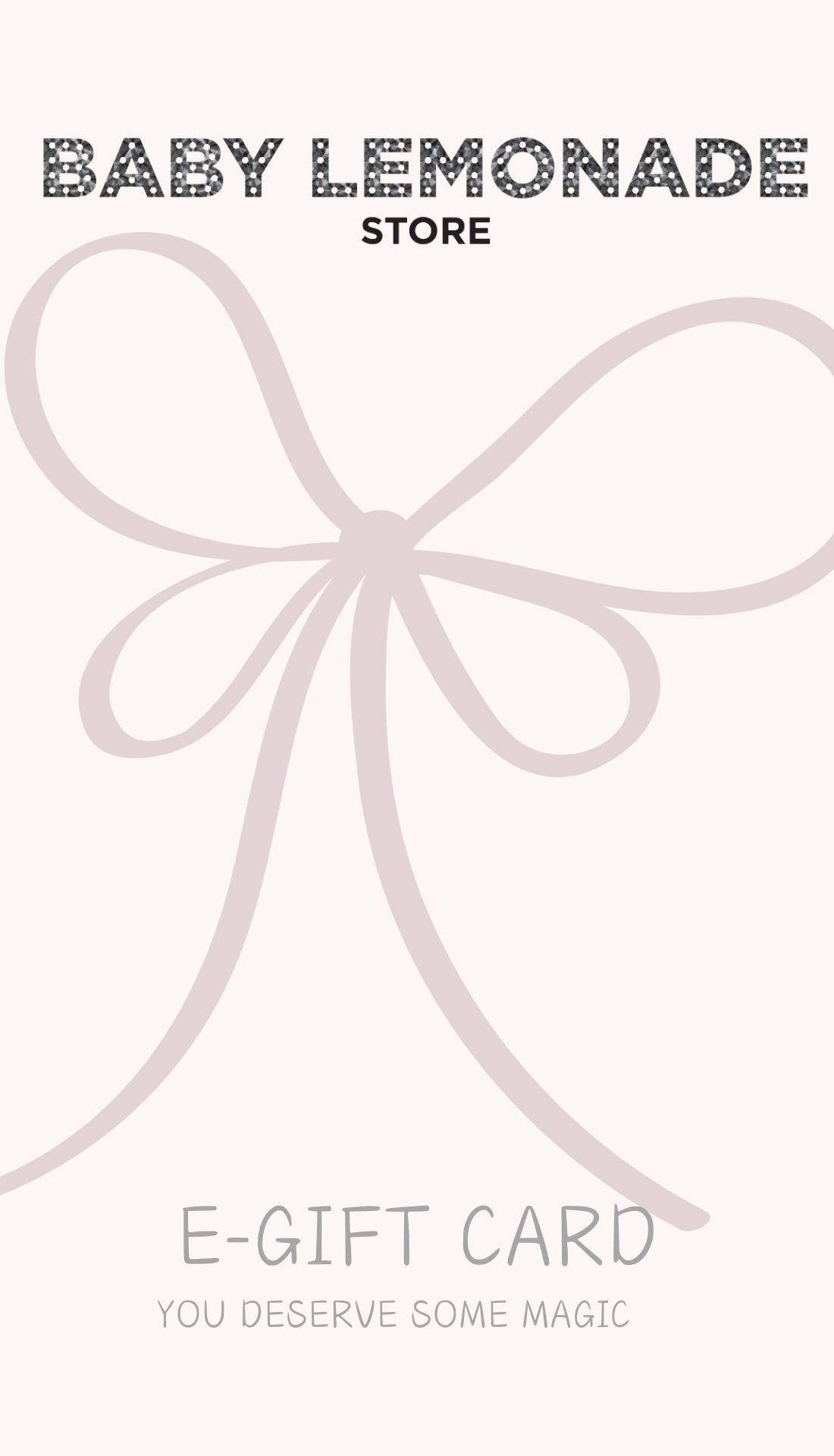 GIFT CARD | BABY LEMONADE STORE – Baby Lemonade Store